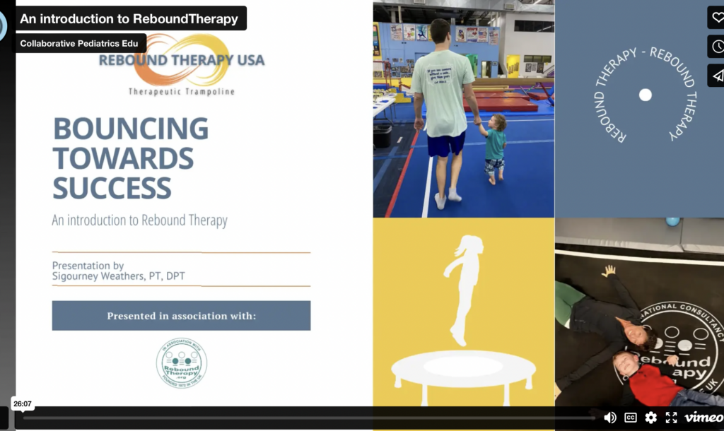 An Introduction to Rebound Therapy - Collaborative Pediatrics Edu